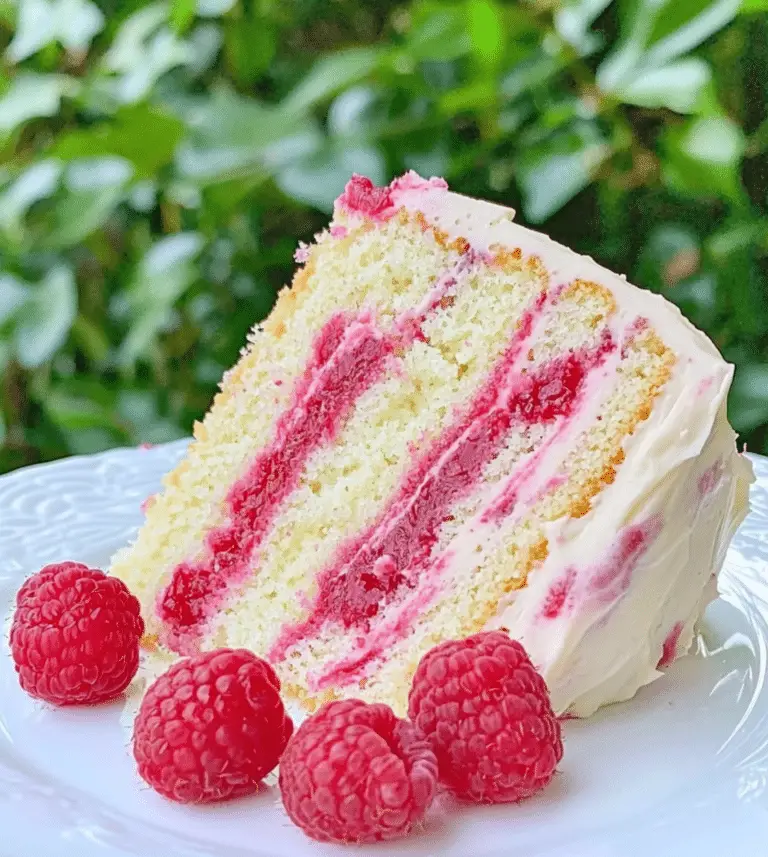 Almond Raspberry Swirl Cake Bliss: A Nutty, Fruity Dream That’s Pure Heaven